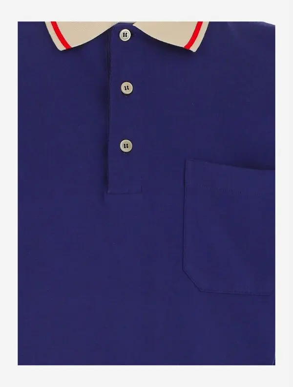 Gucci Stripe-detail Polo Shirt