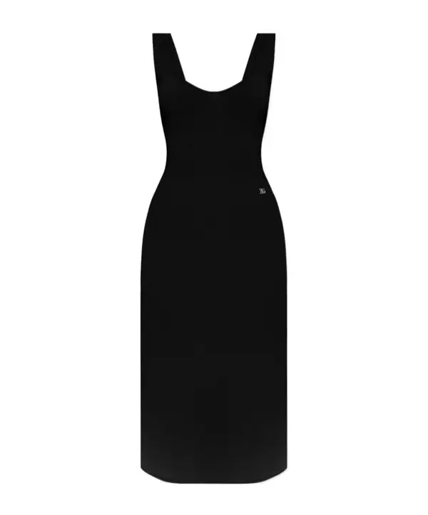 Dolce & Gabbana Knit Dress With Dg Logo