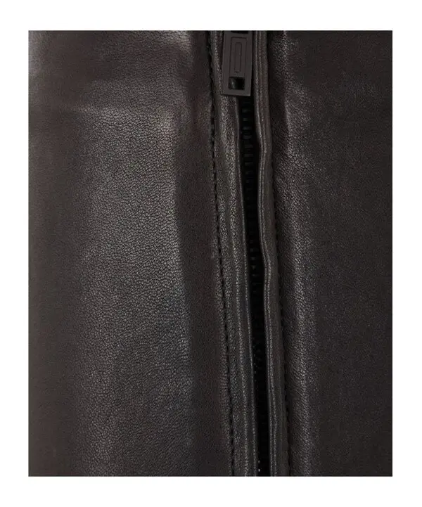 ANN DEMEULEMEESTER Paneled Skinny Leather Pants