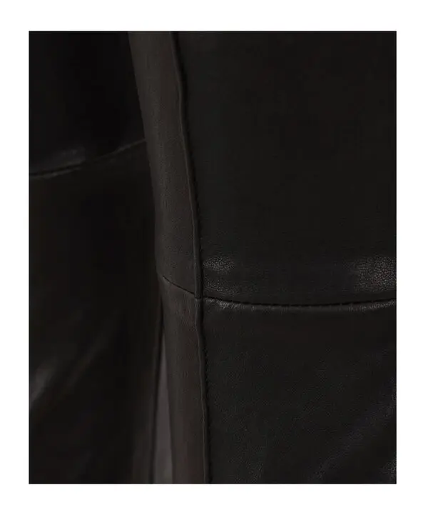 ANN DEMEULEMEESTER Paneled Skinny Leather Pants