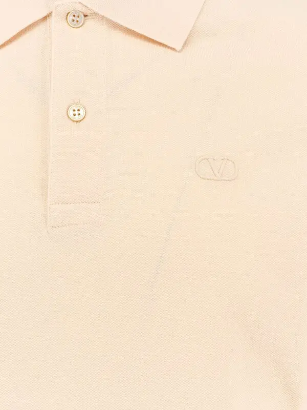 Valentino Garavani Logo Embroidered Short-sleeved Polo Shirt