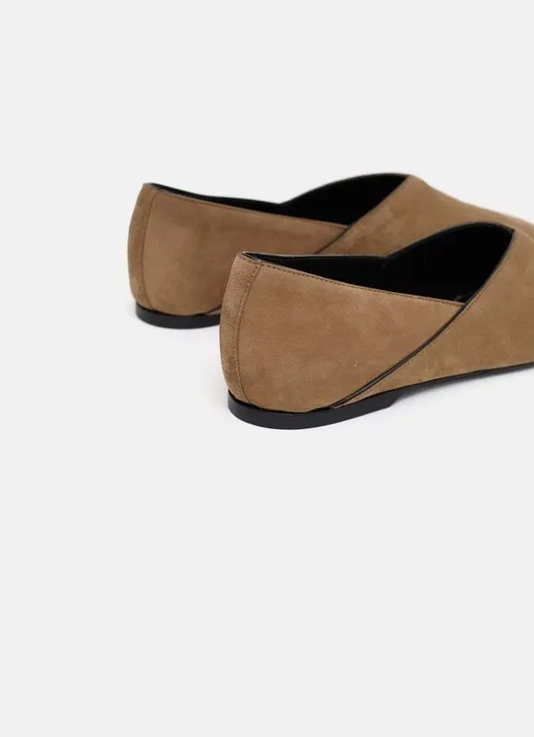 TOTEME Suede Ballet Flats