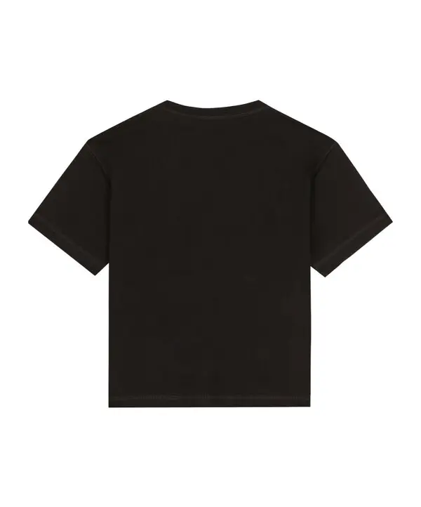 Dolce & Gabbana Dg Embroidered T-shirt - Black