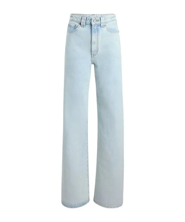Khaite Dane Wide-leg Jeans - Blue