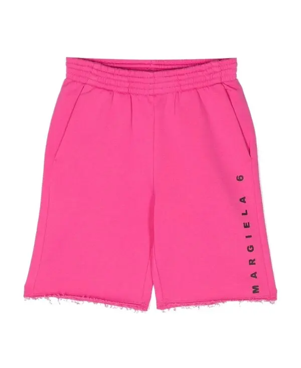MAISON MARGIELA Elastic Waist Shorts With Logo