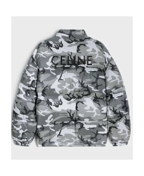 Celine Short Down Jacket In Nylon