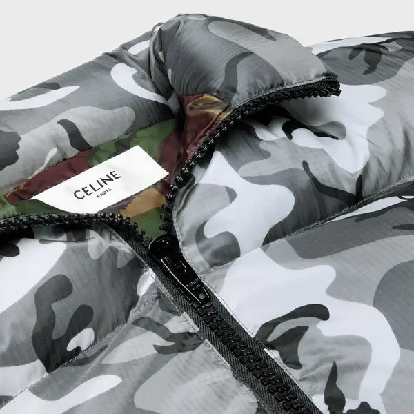 Celine Short Down Jacket In Nylon
