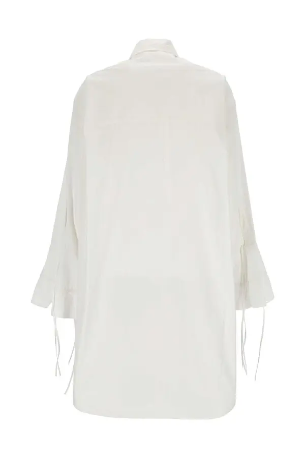 Palm Angels Flared-sleeve Buttoned Shirt Dress