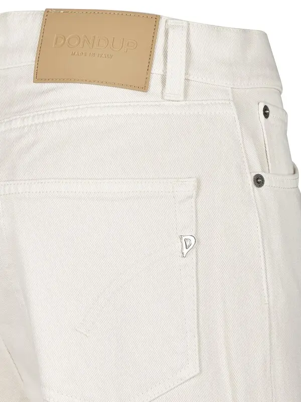 DONDUP High-rise Straight-leg Jeans - White
