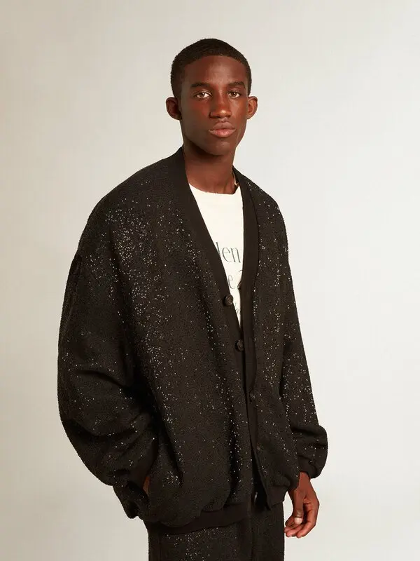 GOLDEN GOOSE Sequin-embellished Buttoned Cardigan