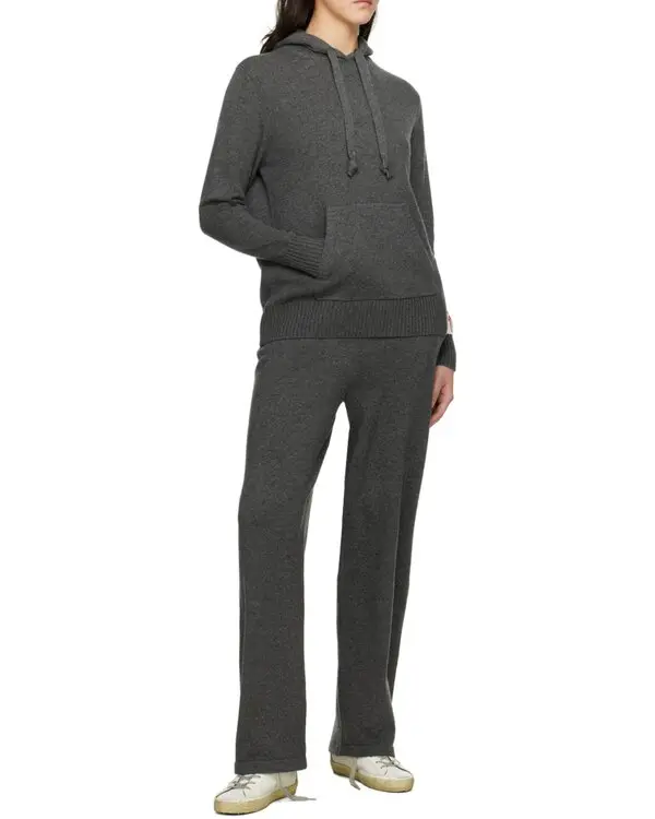 GOLDEN GOOSE Gray Cashmere Blend Joggers - Black