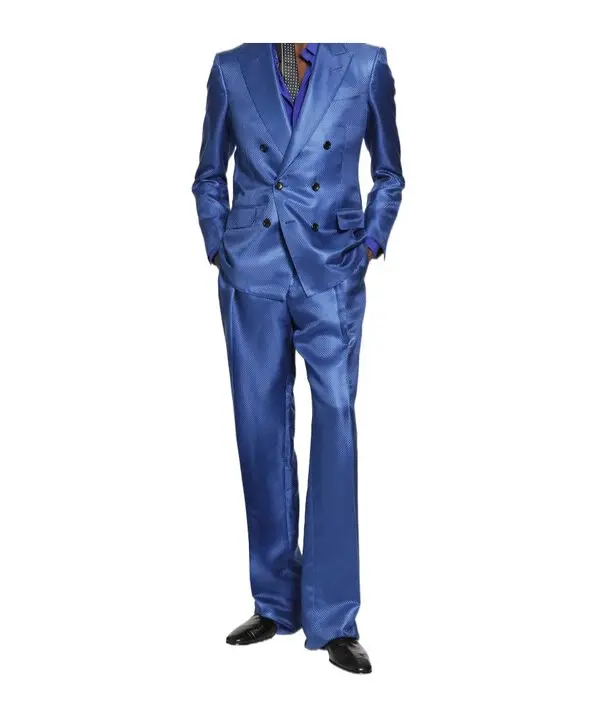 TOM FORD Pleated Tailored Trousers - Blue