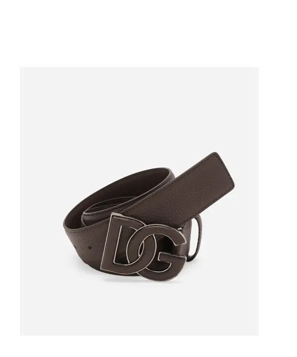 Dolce & Gabbana Logo Plaque Belt