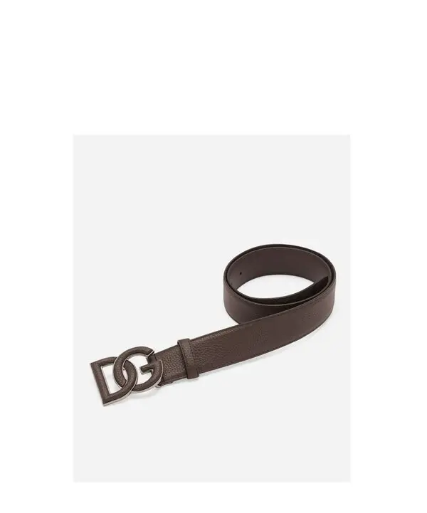 Dolce & Gabbana Logo Plaque Belt