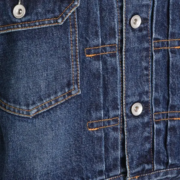 Sacai Denim Twill Jacket - Blue D/khaki