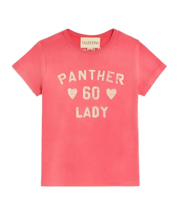 Valentino Garavani Chez Crewneck T-shirt - Red/beige