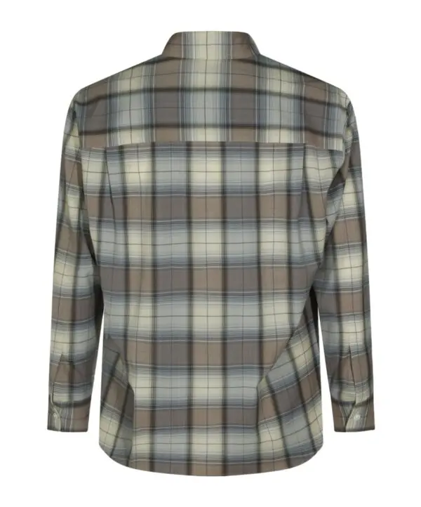 Auralee Super Light Check Shirt - Gray