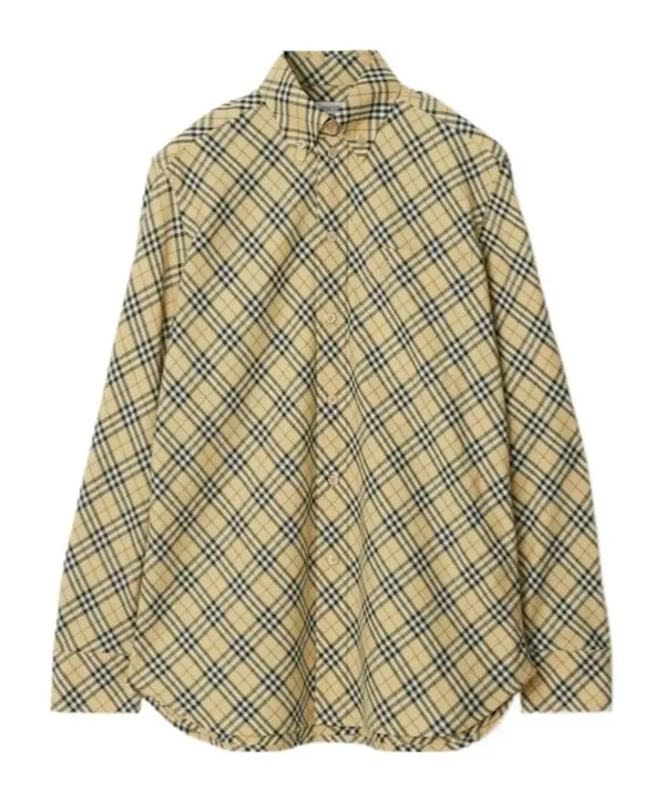 Burberry Check-pattern Long-sleeve Shirt - Grain