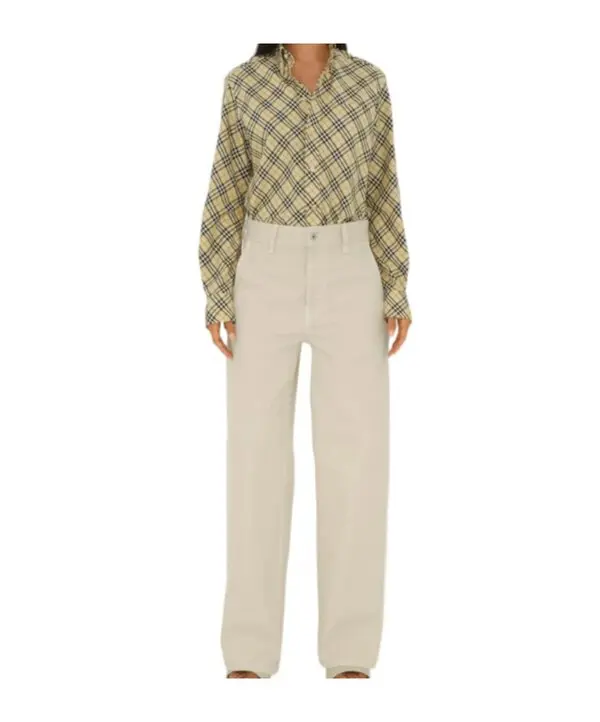 Burberry Check-pattern Long-sleeve Shirt - Grain