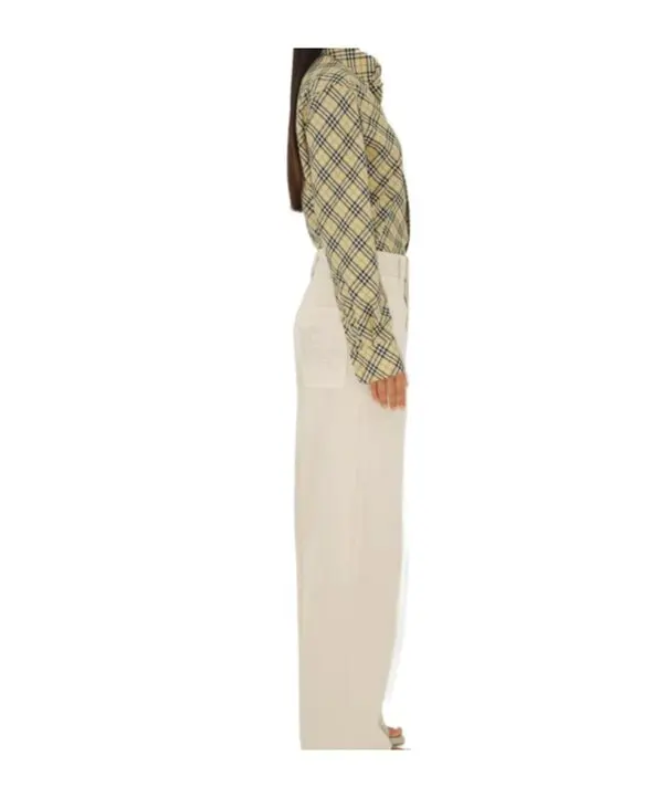 Burberry Check-pattern Long-sleeve Shirt - Grain