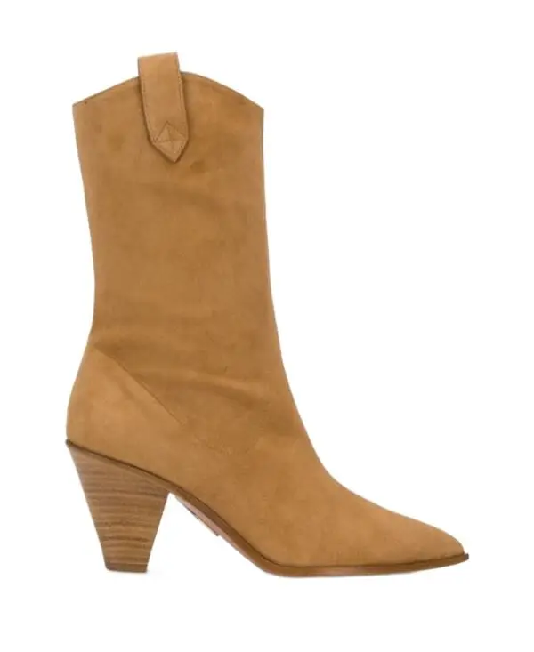 AQUAZZURA Saint Honore Bootie 70 - Brown