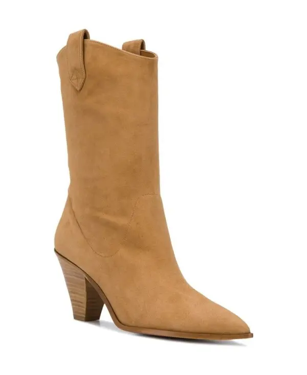 AQUAZZURA Saint Honore Bootie 70 - Brown