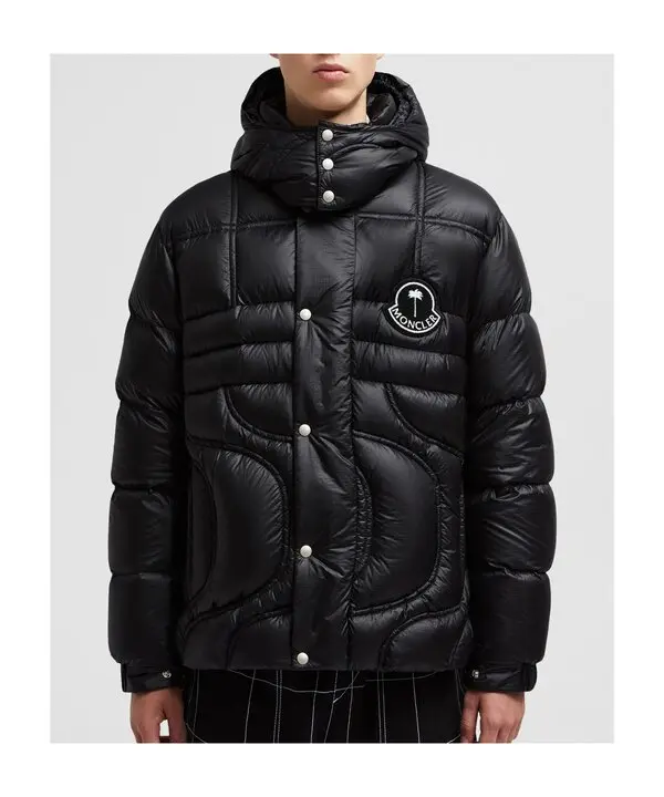 Moncler X Palm Angels Hooded Short Down Jacket