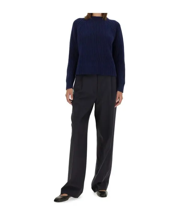Aspesi Relaxed Fit Pants With Ruched Details - Black