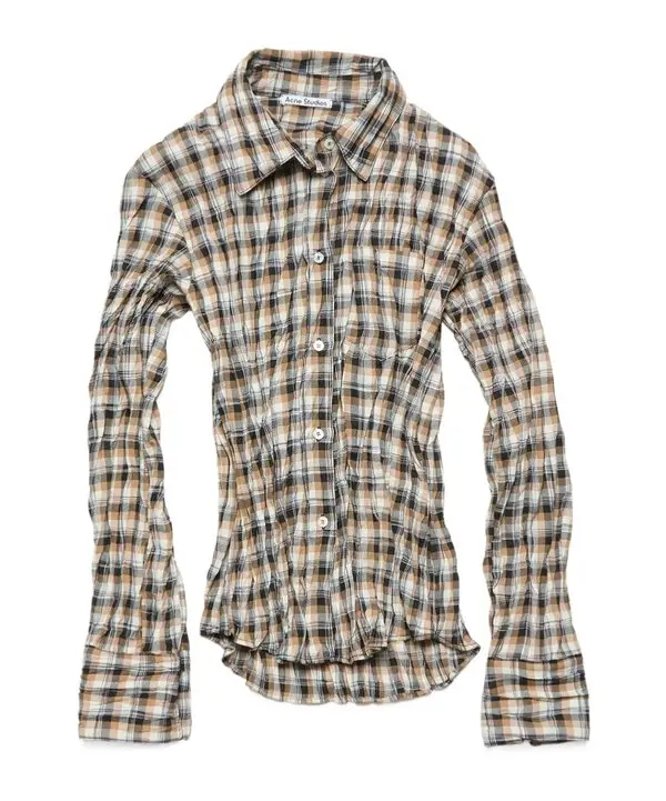 Acne Studios Check Button-up Shirt