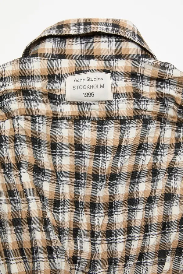Acne Studios Check Button-up Shirt