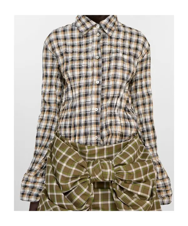 Acne Studios Check Button-up Shirt