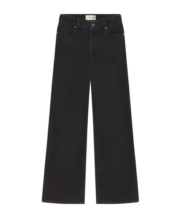 FRAME Le Slim Palazzo Jeans - Black