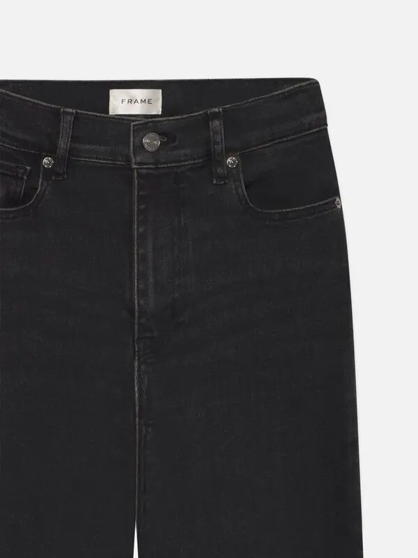 FRAME Le Slim Palazzo Jeans - Black