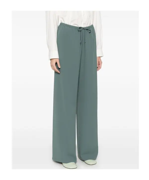 Dries Van Noten Drawstring Straight-leg Trousers