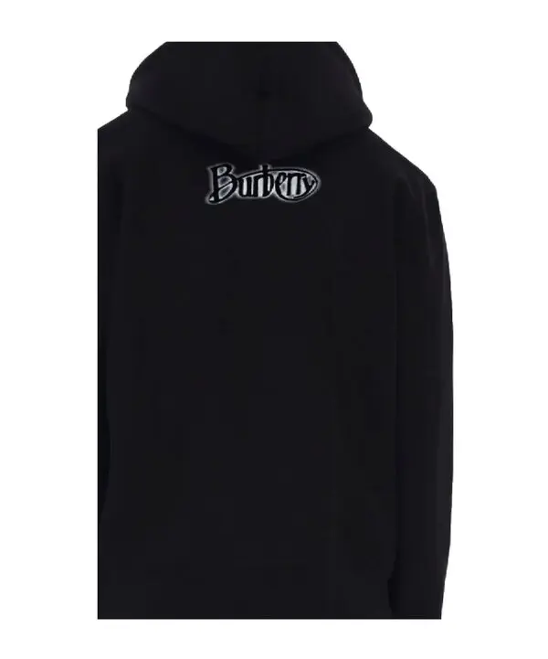 Burberry Logo Print Zip-up Hoodie