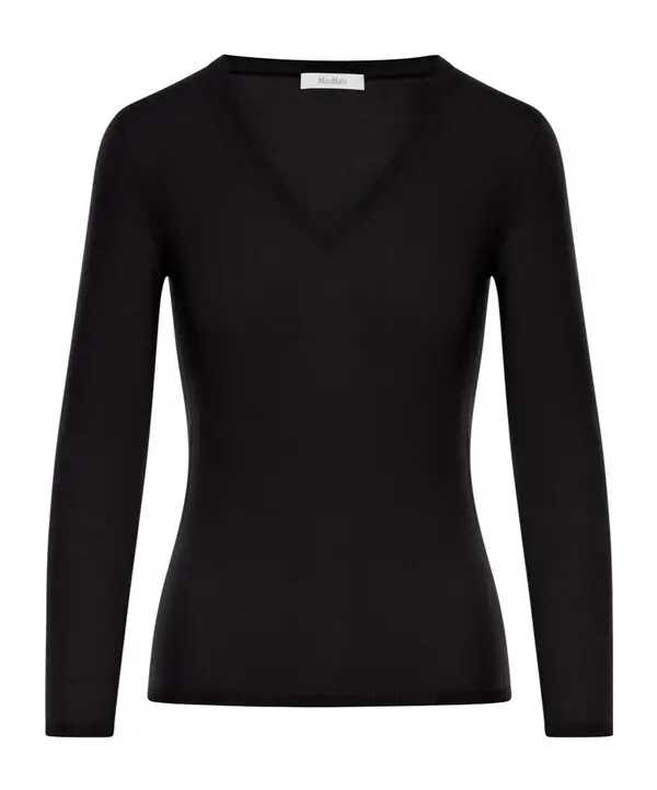 Max Mara V-neck Long-sleeved Jumper