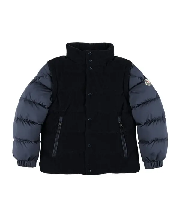 Moncler Long-sleeved Down Jacket With Stand Collar