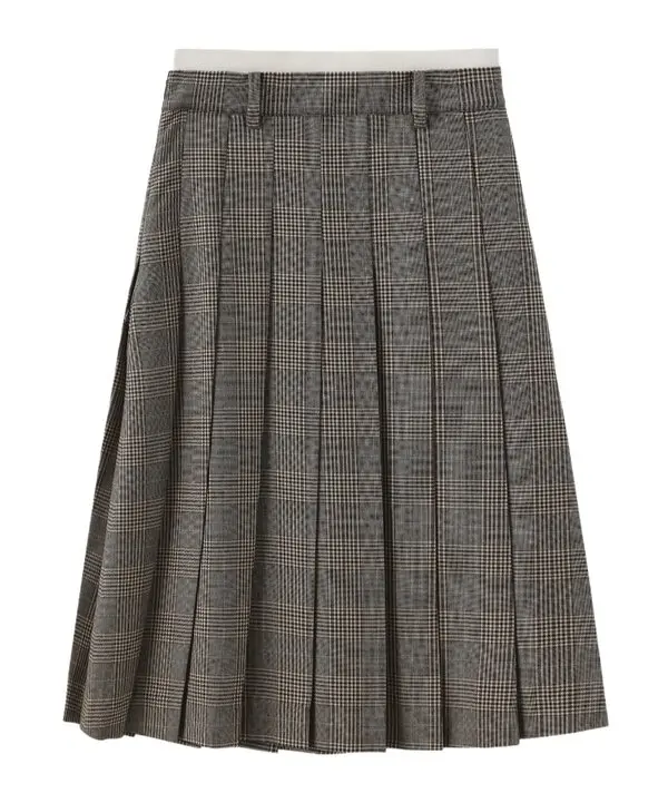 Marissa Chiara Plaid Pleated Skirt