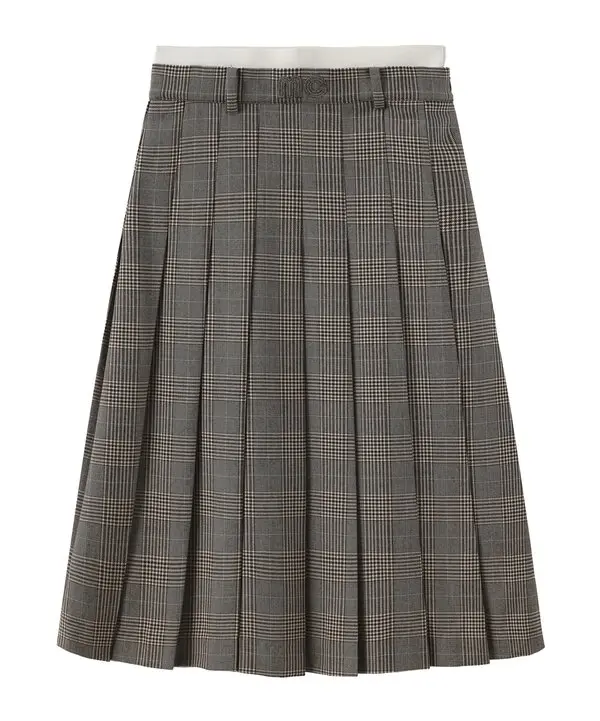 Marissa Chiara Plaid Pleated Skirt