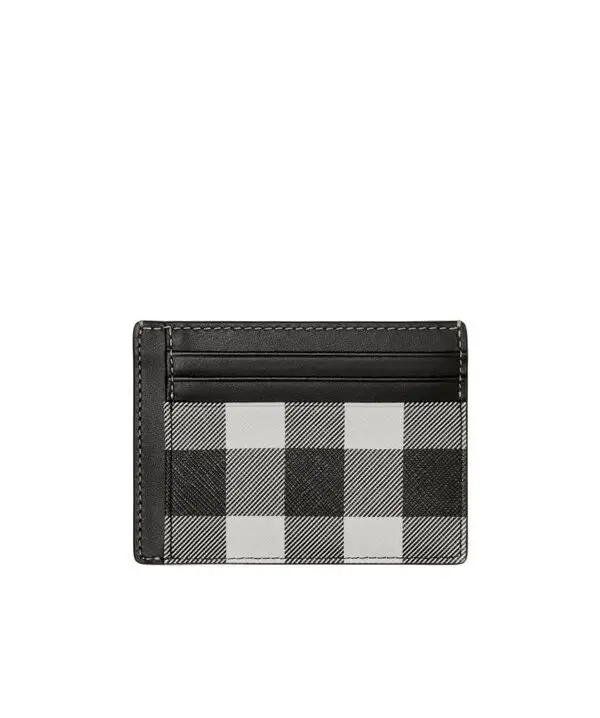 Burberry Check-print Card Case - Black