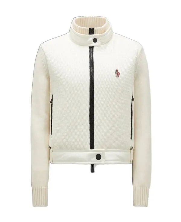 Moncler Wool Zip-up Cardigan