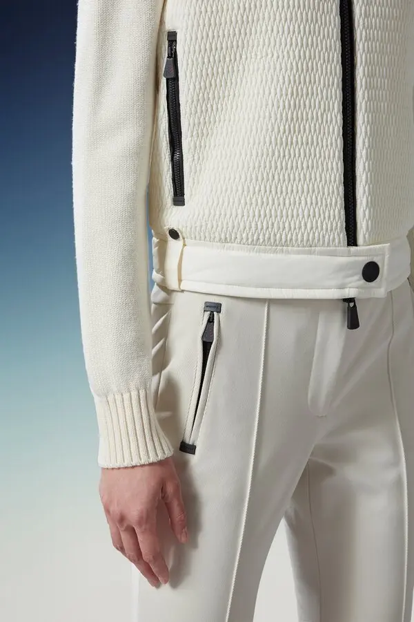 Moncler Wool Zip-up Cardigan