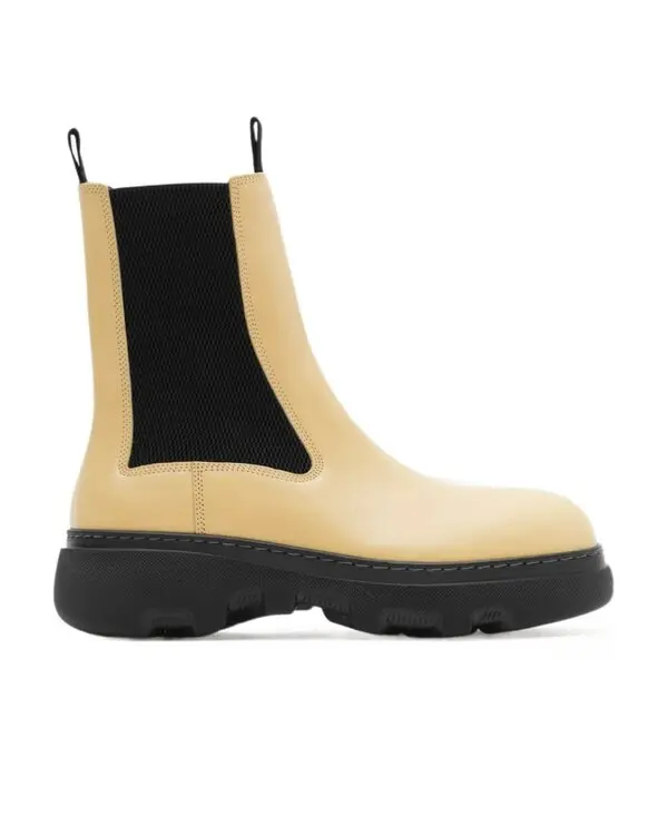 Burberry Chelsea Boots - Nude