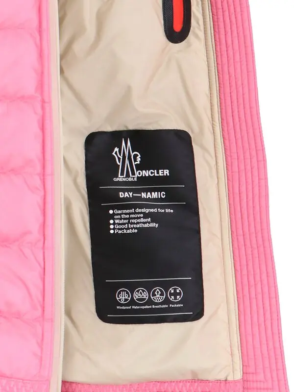 Moncler Walibi Padded Zipped Jacket - Pink