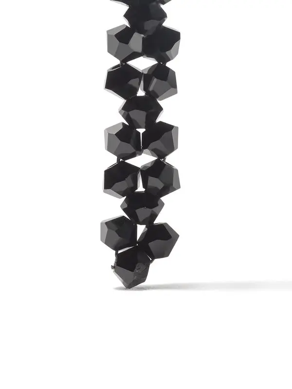 Simone Rocha Beaded Drop Earrings - Black