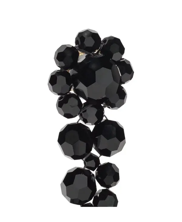 Simone Rocha Beaded Drop Earrings - Black