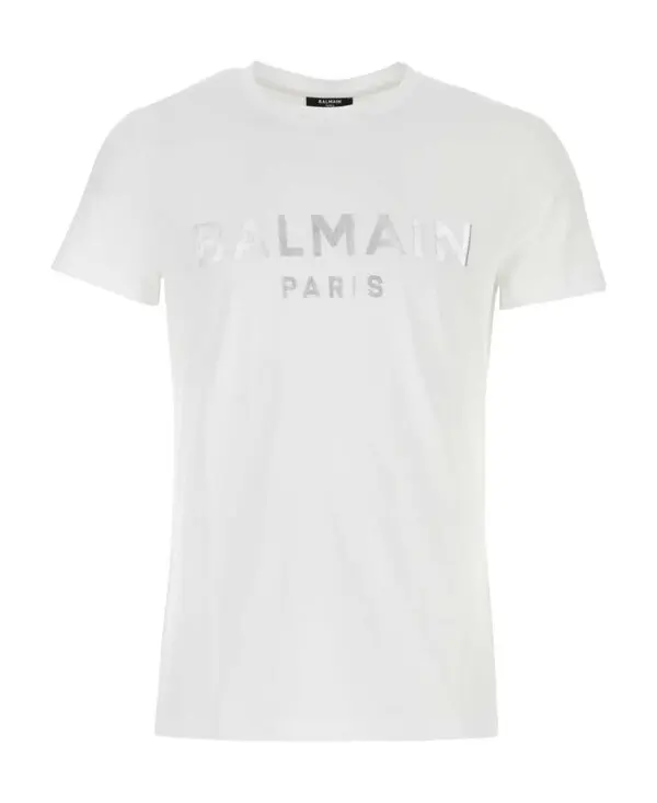 Balmain Logo-print Detail T-shirt - White