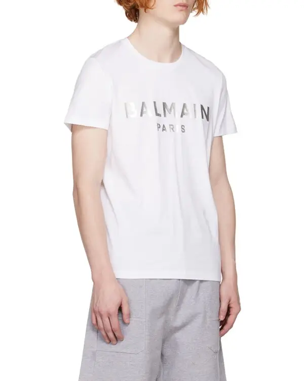 Balmain Logo-print Detail T-shirt - White