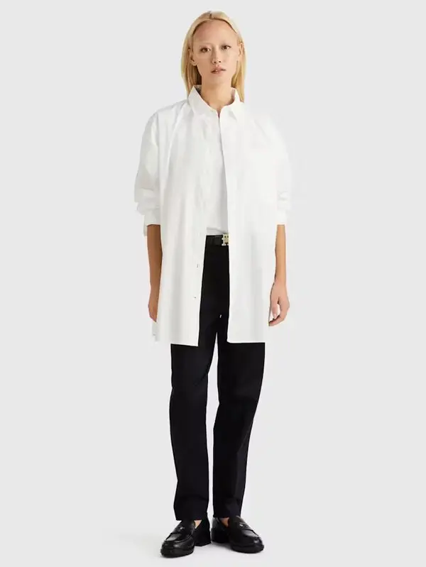 Tommy Hilfiger Logo Embroidered Shirt