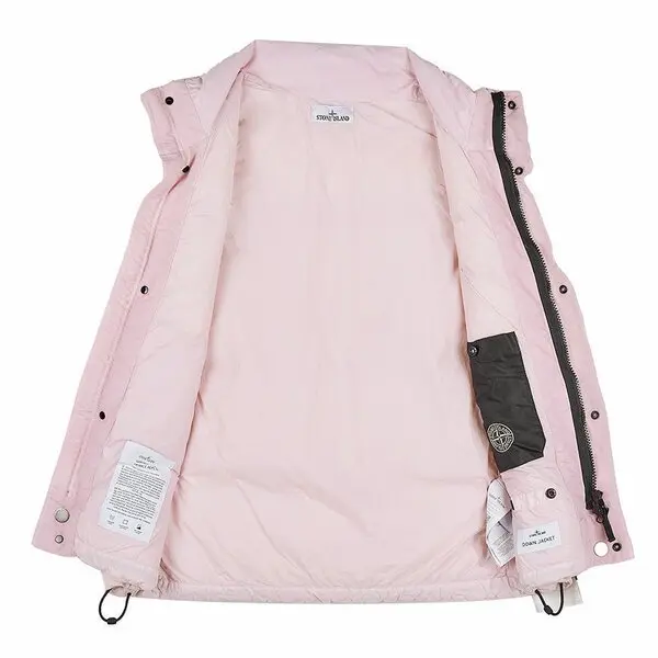 Stone Island High Neck Sleeveless Vest - Pink